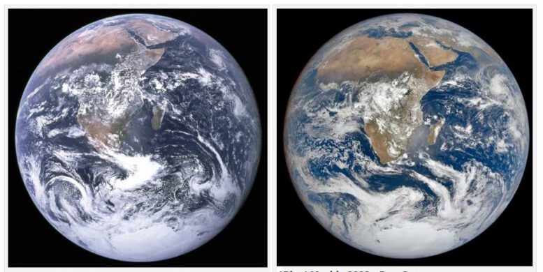 „Blue Marble“ nach 50 Jahren weniger „blue“ | SOLARIFY