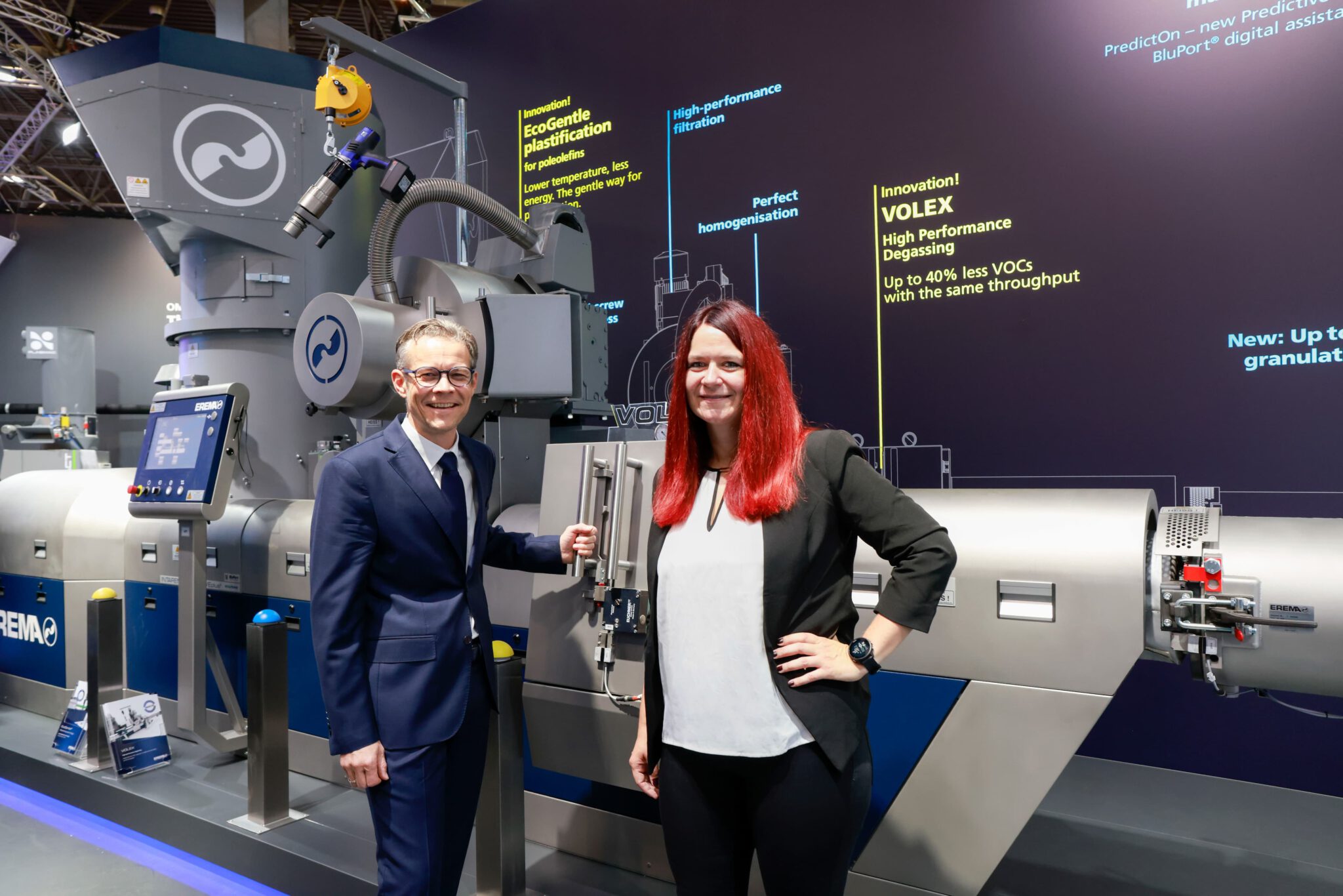 EREMA senkt Schadstoffgehalt im Recycling um 40 Prozent